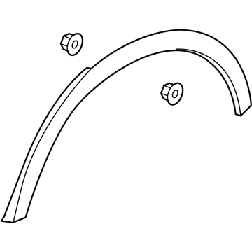 Moldings/Body-Below Belt - 2017 Cadillac XT5 AWD