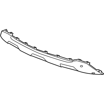 42392739 - Genuine GM Plate, Front Bumper Fascia Skid