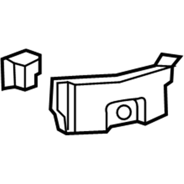 23465292 - Genuine GM Guide Assembly, Front Bumper Fascia