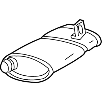 22622625 - Genuine GM Exhaust Muffler Assembly (W/ Tail Pipe)