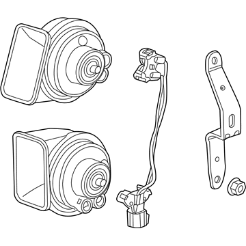 84566359 - Genuine GM Horn Assembly, Dual