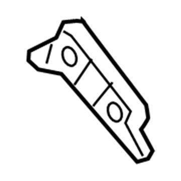 90925677 - Genuine GM Bracket, Front Bumper Fascia Outer