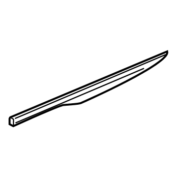 84514987 - Genuine GM Insert, Rear S/D Mldg *Bright Chromm