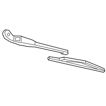 84986947 - Genuine GM Blade Assembly, R/Wdo Wpr (W/ Arm)