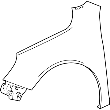 22899770 - Genuine GM Fender, Front (Lh)