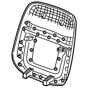 84812731 - Genuine GM Panel Assembly, F/Seat Bk Fin *Wheat