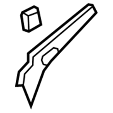 84227072 - Genuine GM Extension Assembly, Air Inlet Grille Panel