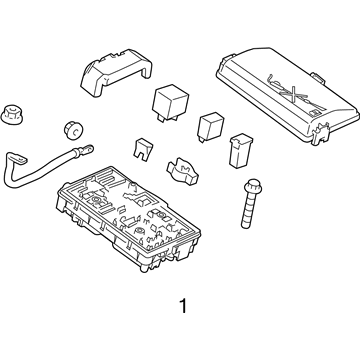 22822667 - Genuine GM Block Assembly, Front Compartment Fuse