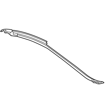 25862440 - Genuine GM Weatherstrip Assembly, Rear Side Door