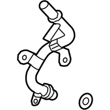 55565382 - Genuine GM Engine Oil Cooler Inlet Pipe Assembly