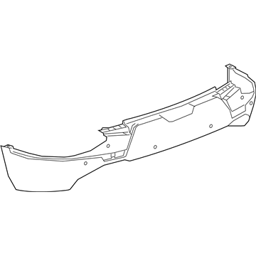 84586872 - Genuine GM Rear Bumper Cover Lower *Black