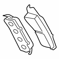 84394388 - Genuine GM Pad Kit-Front Disc Brake