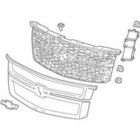 23320678 - Genuine GM Grille Asm-Front Upper