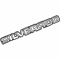 23400375 - Genuine GM PLATE ASM-FRT S/D VEH NA *CHROME M