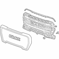 84508681 - Genuine GM GRILLE KIT-FRT *SERV PRIMER