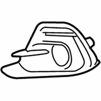 95238941 - Genuine GM Bezel-Front Fog Lamp