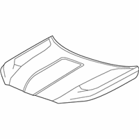 23233249 - Genuine GM Hood Asm