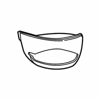 23108152 - Genuine GM Insert-Rear Bumper Step Pad *Anthracite