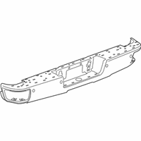 23112252 - Genuine GM Bar-Rear Bumper Imp *Less Finish