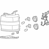 84388592 - Genuine GM Front Headlight Assembly