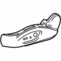 22753131 - Genuine GM Cover,Front Seat Adjuster Finish