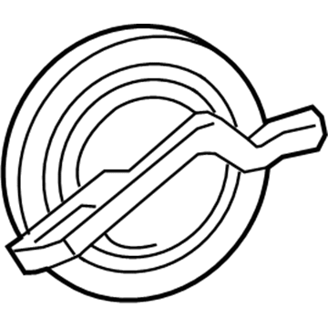 22799519 - Genuine GM Plate Assembly, Center Pillar Mktg Pkg Name