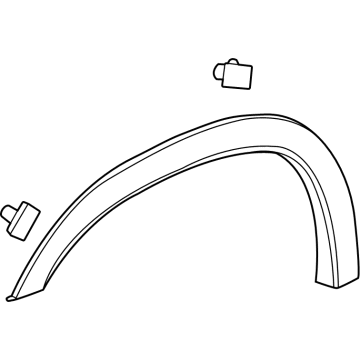 84688377 - Genuine GM MOLDING ASM-FRT WHL OPG *BLACK