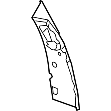 23490793 - Genuine GM Panel Assembly, Back Body Pillar Inner