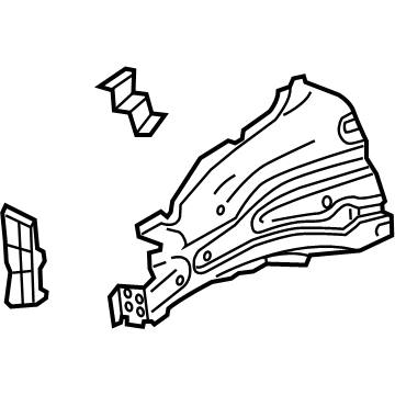 25983318 - Genuine GM Rail,Front Compartment Upper Side