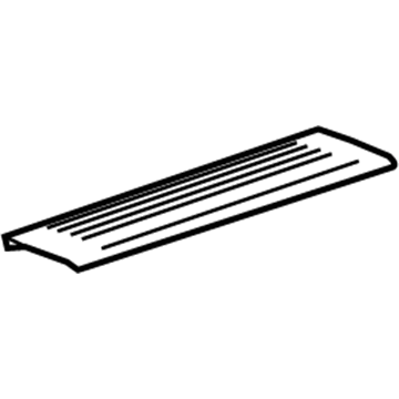 22817378 - Genuine GM Molding,Rear Side Door Sill Garnish *Black