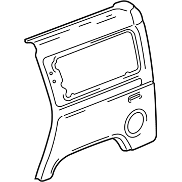 25983710 - Genuine GM Body Side Outer Panel