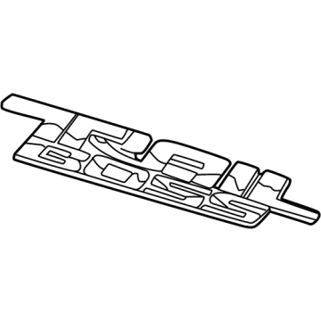 84789972 - Genuine GM DECAL-PUBX SI *RED