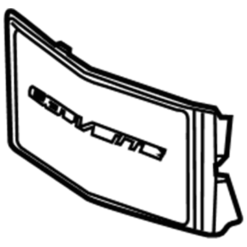 22830069 - Genuine GM Cover, Radiator Grille Opening *Anthracite