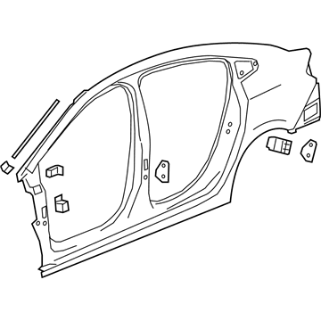 42673293 - Genuine GM Panel Assembly, Body Si Otr