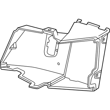 23336023 - Genuine GM Baffle Assembly, Radiator Air