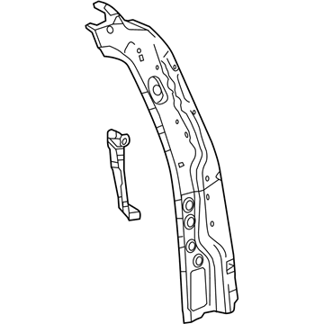 23375977 - Genuine GM Panel Assembly, Body Lock Pillar Inner