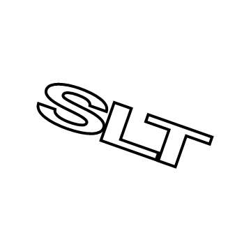 23463258 - Genuine GM Plate Assembly, C, Pillar Trim Level Name