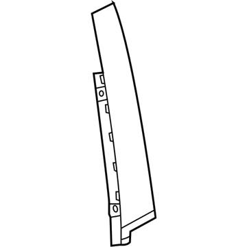 84588947 - Genuine GM Applique Assembly, Front S/D Wdo Frm Rr